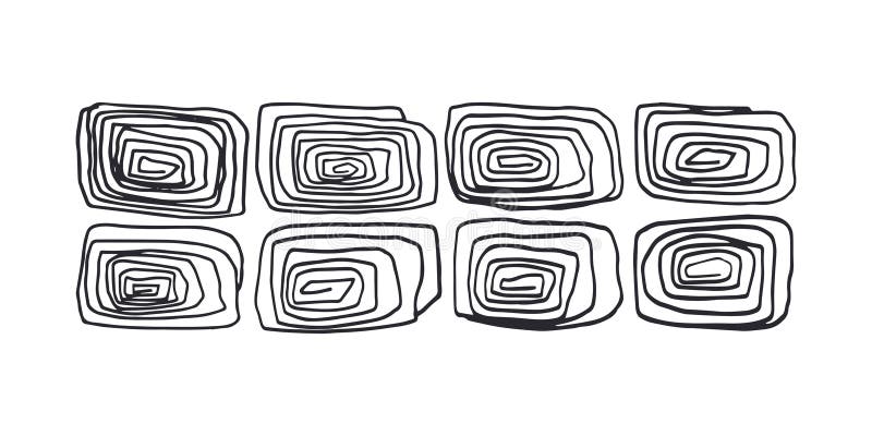 Horizontal Pattern, Texture, Line Hand Drawn. Hatch Drawing Pen Ink and ...