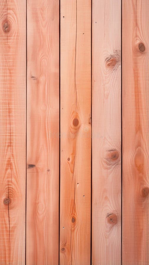 Horizontal Peach Colored Wooden Planks Background AI Generated Stock ...
