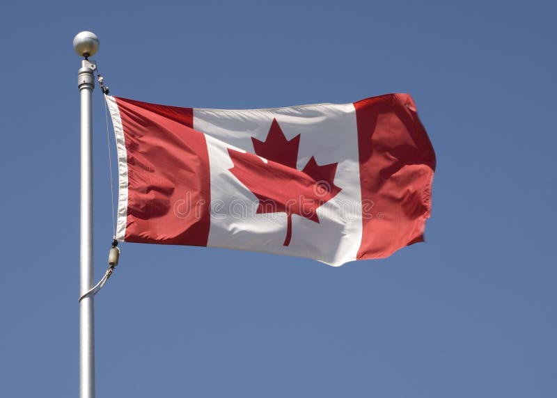 Canadian Flag stock photo. Image of federal, flag, windy - 29945092