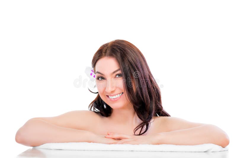 Horizontal Photo Portrait Girl Stock Image - Image of massage ...