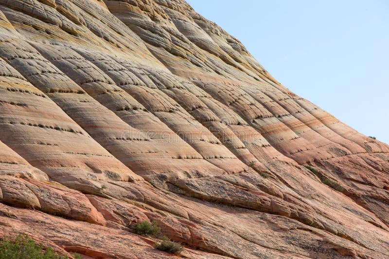 Horizontal Photograph of Checkerboard Mountain Stock Image - Image of ...