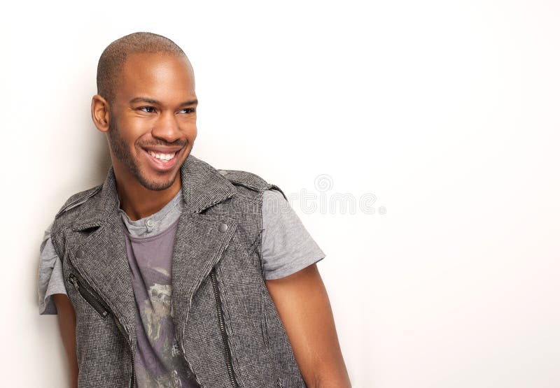 Horizontal Portrait of a Young Man Smiling Stock Photo - Image of ...