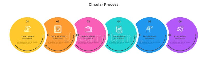 Circular Flow Chart Six Arrows Stock Illustrations – 117 Circular Flow ...