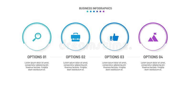 Horizontal Progress Bar Featuring 4 Arrow-shaped Elements, Symbolizing ...