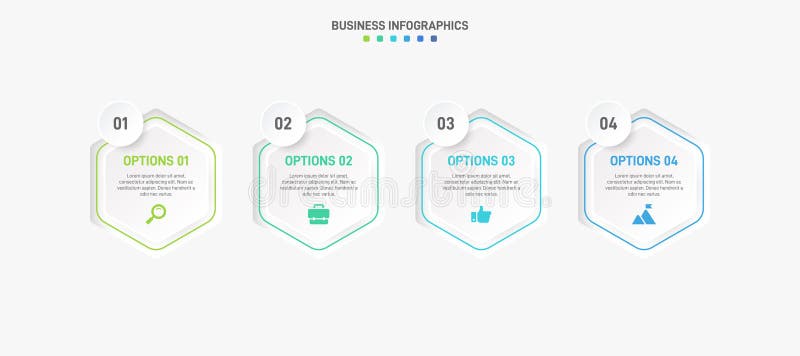 Horizontal Progress Bar Featuring 4 Arrow-shaped Elements, Symbolizing ...