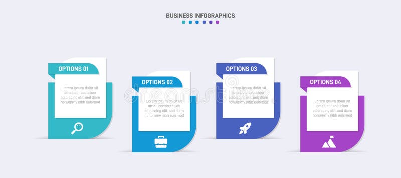 Horizontal Progress Bar Featuring 4 Arrow-shaped Elements, Symbolizing ...