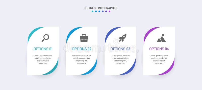 Horizontal Progress Bar Featuring 4 Arrow-shaped Elements, Symbolizing ...