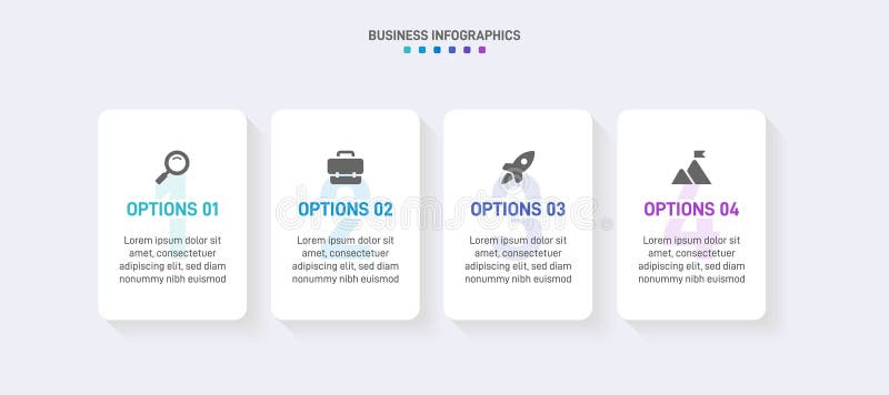 Horizontal Progress Bar Featuring 4 Arrow-shaped Elements, Symbolizing ...