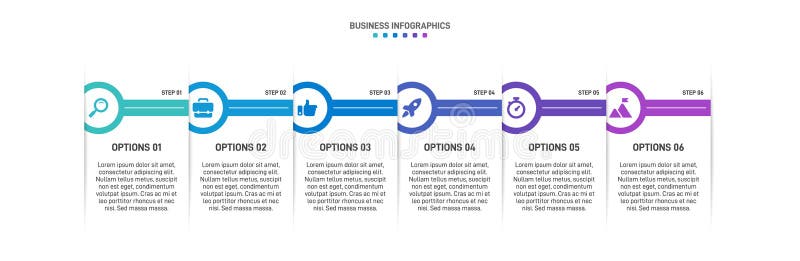 Horizontal Progress Bar Featuring 6 Arrow-shaped Elements, Symbolizing ...