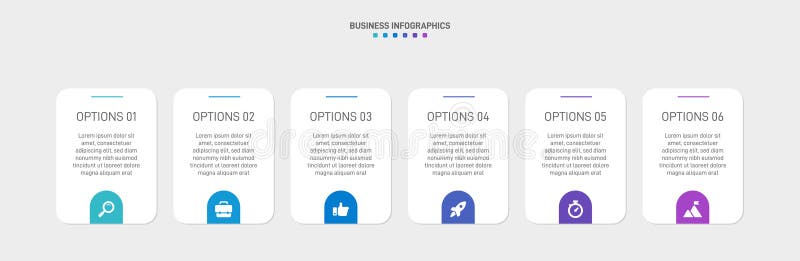 Horizontal Progress Bar Featuring 6 Arrow-shaped Elements, Symbolizing ...