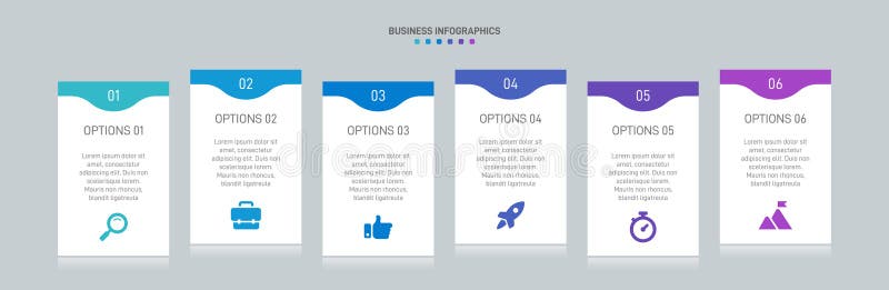 Horizontal Progress Bar Featuring 6 Arrow-shaped Elements, Symbolizing ...