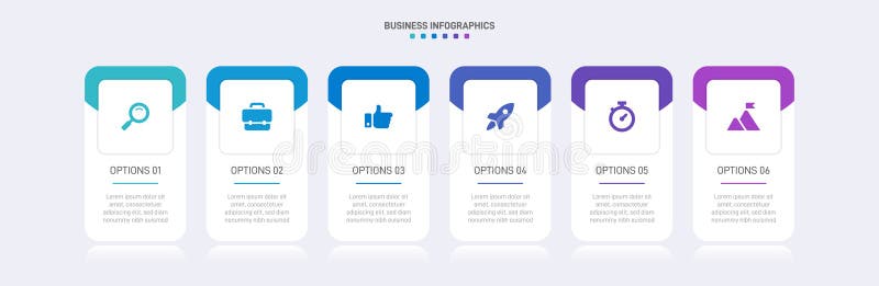 Horizontal Progress Bar Featuring 6 Arrow-shaped Elements, Symbolizing ...