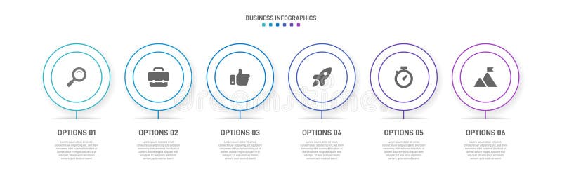 Horizontal Progress Bar Featuring 6 Arrow-shaped Elements, Symbolizing ...