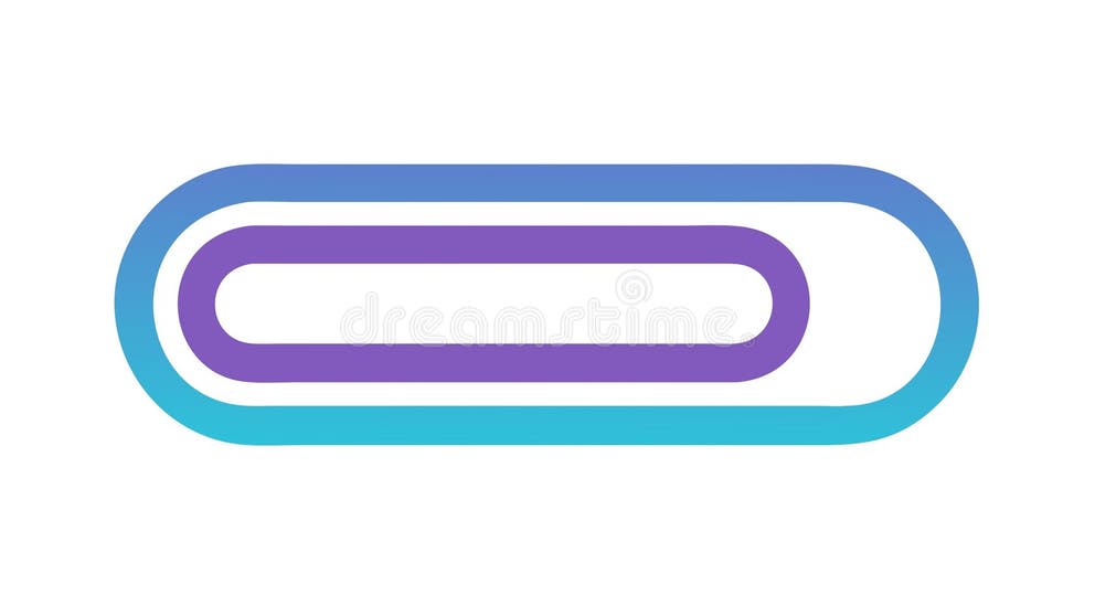 Horizontal Progress Bar Icon. Flat Vector UI Graphic Element Symbol, Vector Design Generative AI ...