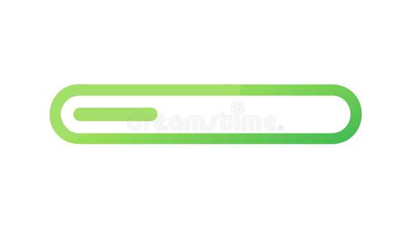 Horizontal Progress Bar Loading Status Icon Vector Design Generative Ai Stock Vector