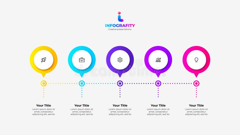 Horizontal Progress Bars. Completion, Loading, Phases Concepts Stock ...