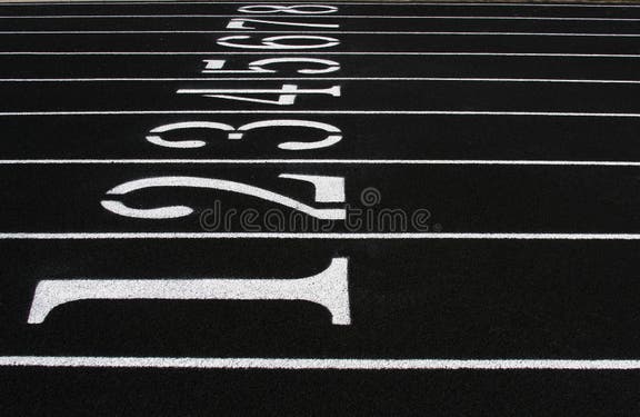 Horizontal Racing Lanes stock photo. Image of sport, orange - 5753012