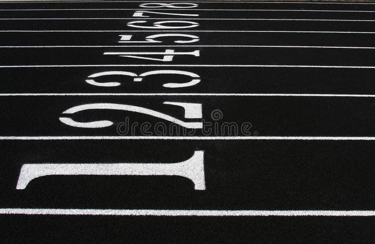 Horizontal Racing Lanes stock photo. Image of sport, orange - 5753012