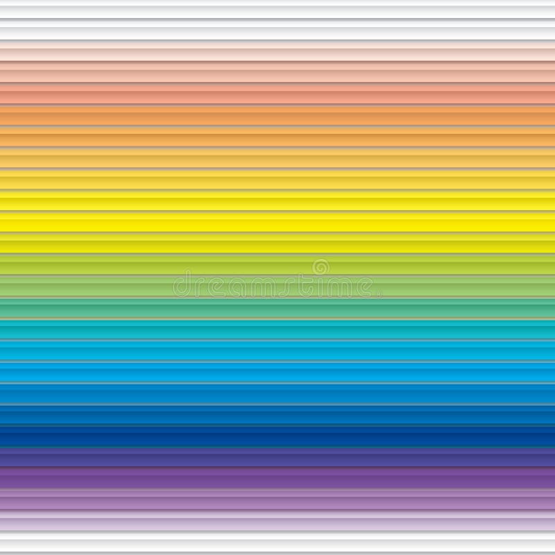 Horizontal Rainbow Panels Seamless Pattern Stock Vector - Illustration ...