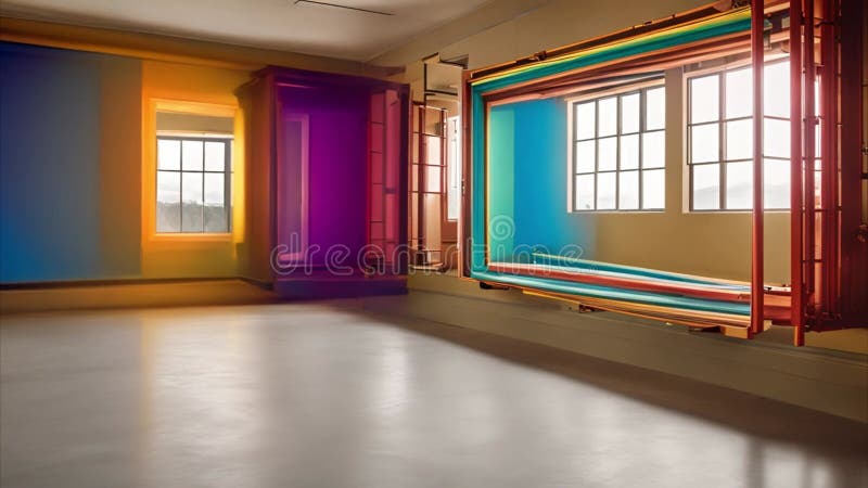 Horizontal Rectangular Frame Frames Large Holes on the Walls, Shifting ...