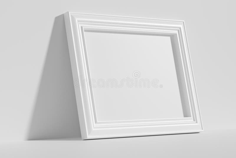 Horizontal Rectangular Photo Frame on Floor Leaning at Wall Diagonal ...