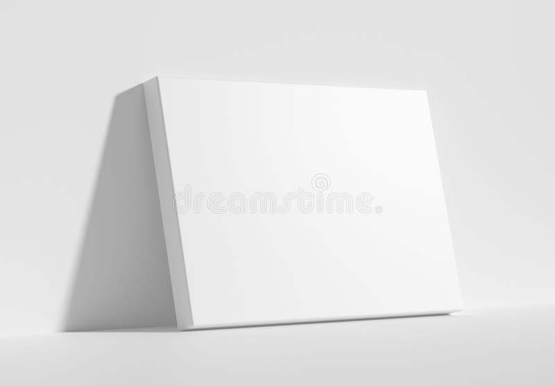 Horizontal Rectangular Poster on Floor Leaning at Wall Diagonal View ...