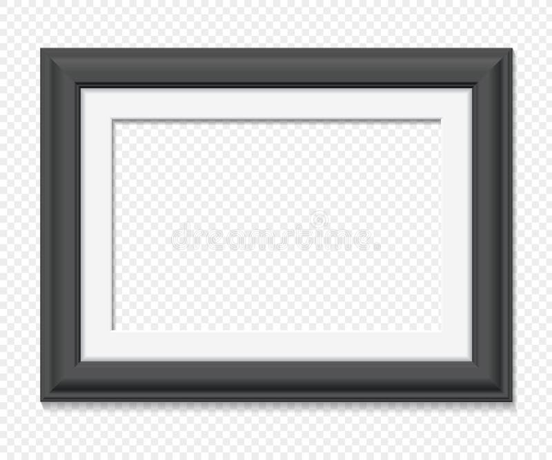 Horizontal Rectangular White Vector Frame Stock Vector - Illustration ...