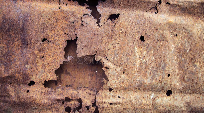 Red rusty metal with holes stock illustration. Illustration of holes ...