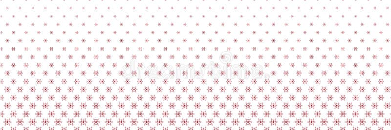 Horizontal Red Snow Shape Design on White Stock Illustration ...
