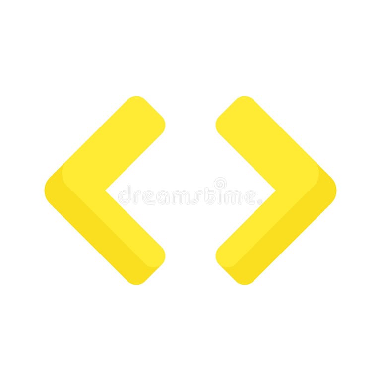 Horizontal Resize Arrows Vector Design Stock Vector - Illustration of ...