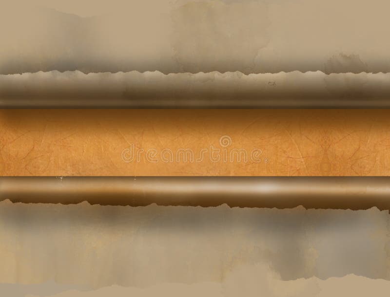 Horizontal ripped paper stock illustration. Illustration of element ...