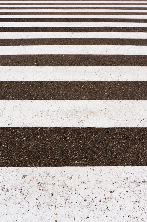 Horizontal Road Sign Stripes Stock Photo - Image of material, floor ...