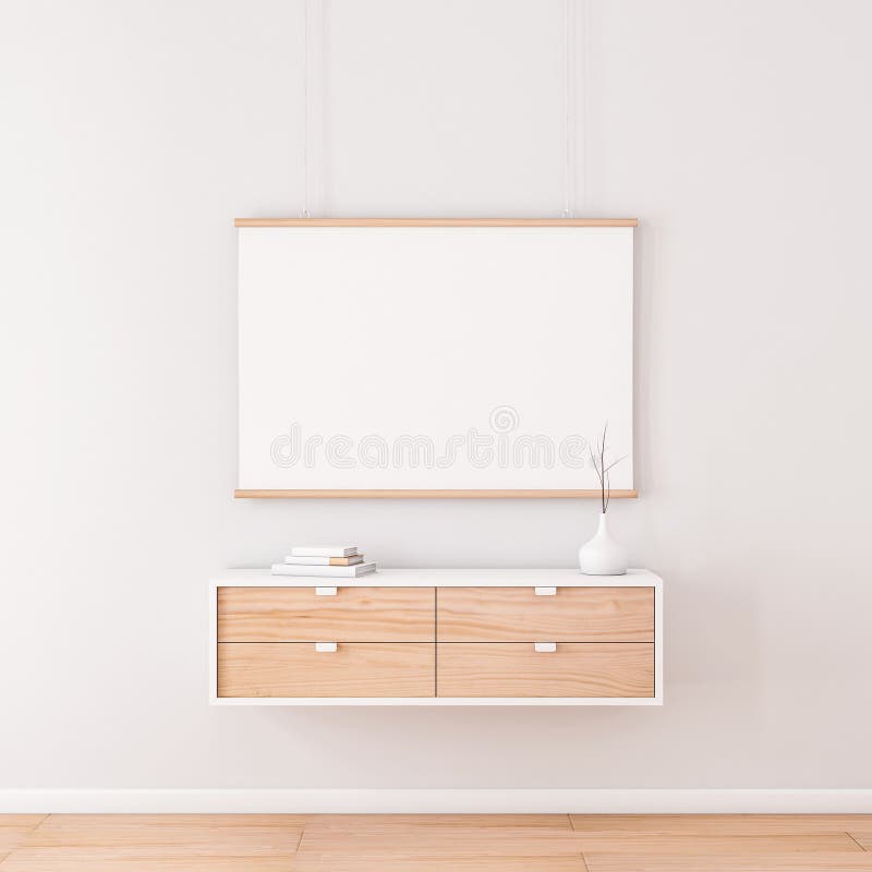 Horizontal Roll Up Banner Isolated on the White Background. Design ...