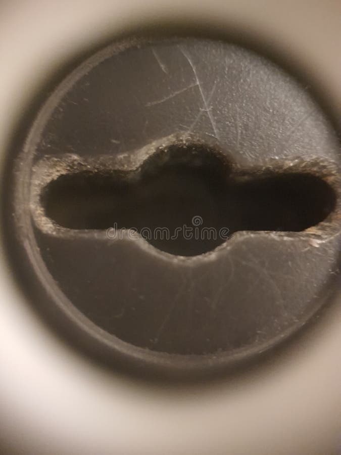 Horizontal Round Key Hole with Blur Edge Stock Photo - Image of round ...