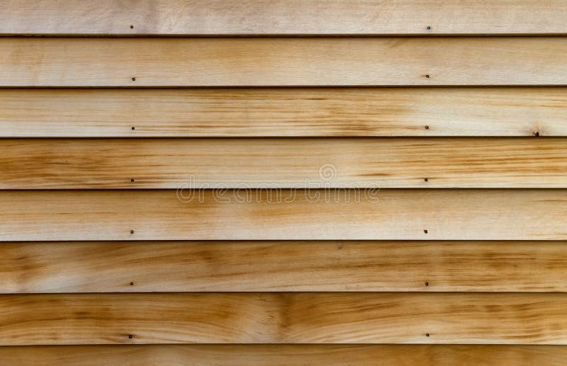 Horizontal Rows of Cedar Wood Siding As an Exterior Wall Stock Photo ...