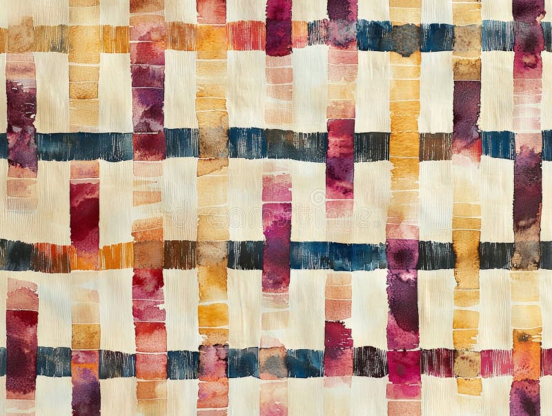 Horizontal Rows of Multicolored Lab Tubes Arranged in Repeating ...