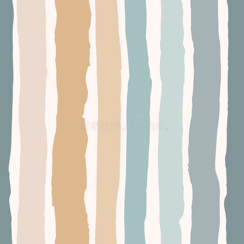 Horizontal Rugged Organic Stripes Vector Seamless Pattern Stock Vector ...