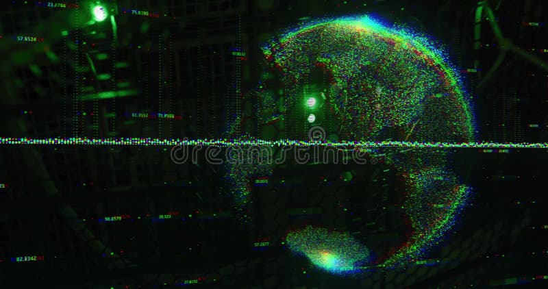 Horizontal Scan Line Moving Across Mesh Generating Point-cloud Sphere ...