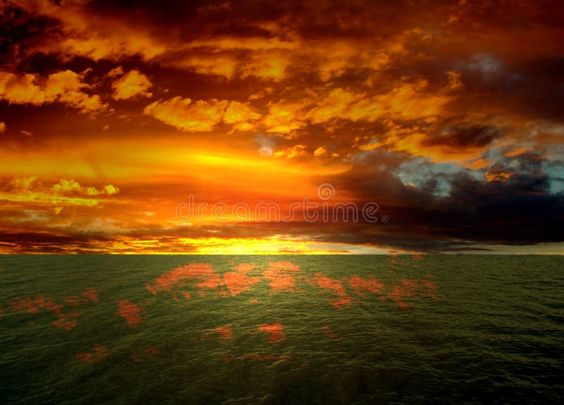 Horizontal sea stock photo. Image of plank, nautical - 36084120