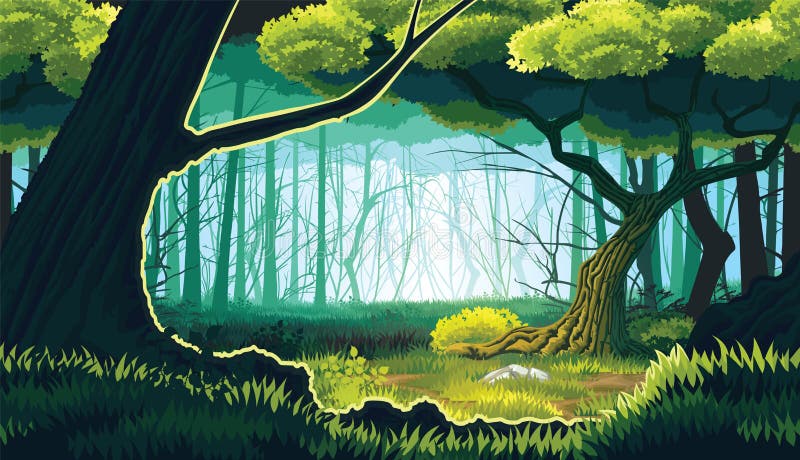 Scrolling Forest Stock Illustrations – 128 Scrolling Forest Stock ...