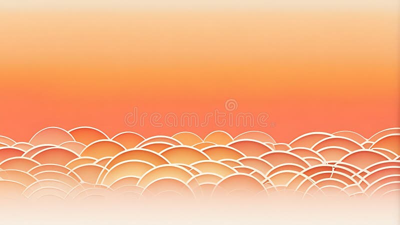 Horizontal Seamless Background of Peach Color with a Gentle Gradient ...