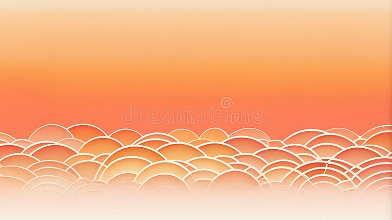 Horizontal Seamless Background of Peach Color with a Gentle Gradient ...
