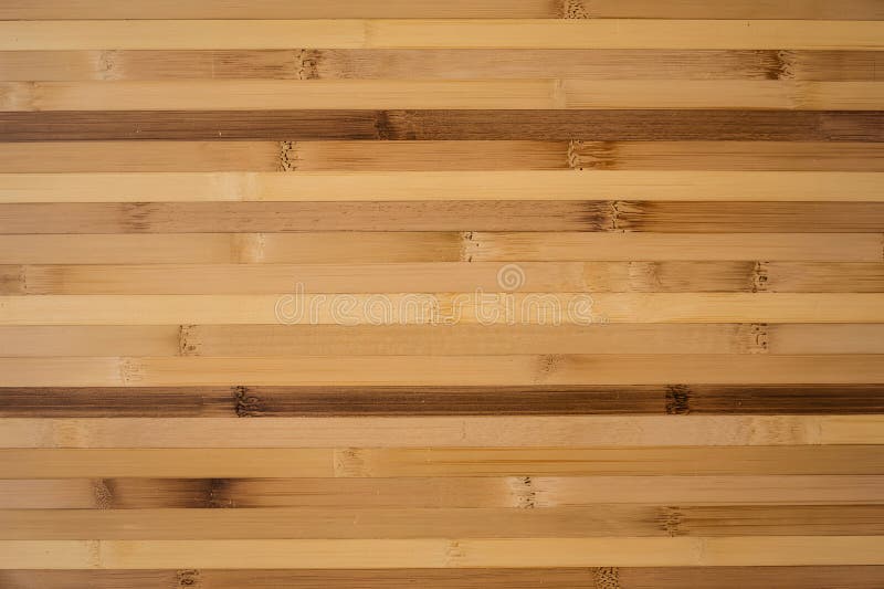 Bamboo Wood Texture Background with Horizontal Planks and Natural ...