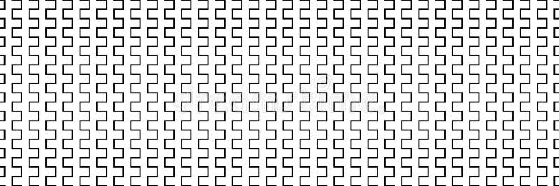 Horizontal Seamless Black Square Lines Design for Pattern and ...