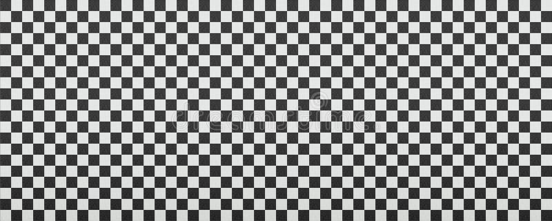 Horizontal Seamless Black and White Background with Square Pattern 3d ...