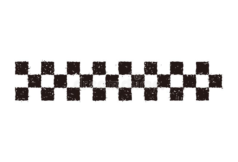 Horizontal Seamless Checkered Pattern Illustration for New Year ...