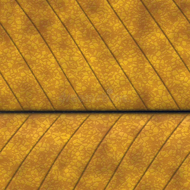 Horizontal Seamless Pattern of Leaf Structure Stock Illustration ...