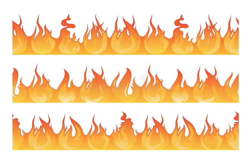 Flames Horizontal Vector Stock Illustrations – 531 Flames Horizontal ...