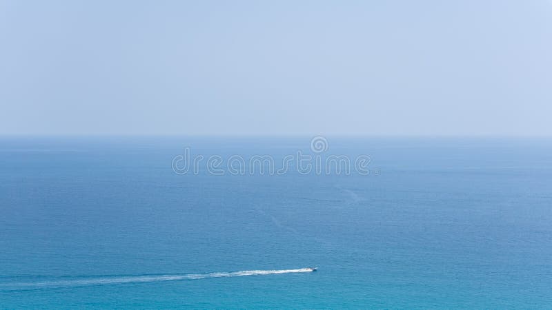 Horizontal Seascape with Mountains in the Background Stock Photo ...