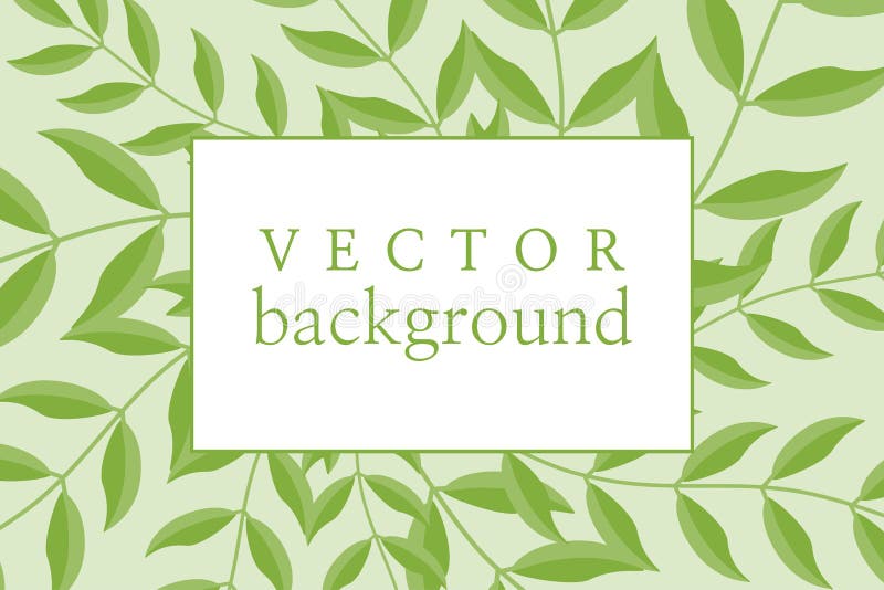 Horizontal Shape with Branches Stock Vector - Illustration of design ...